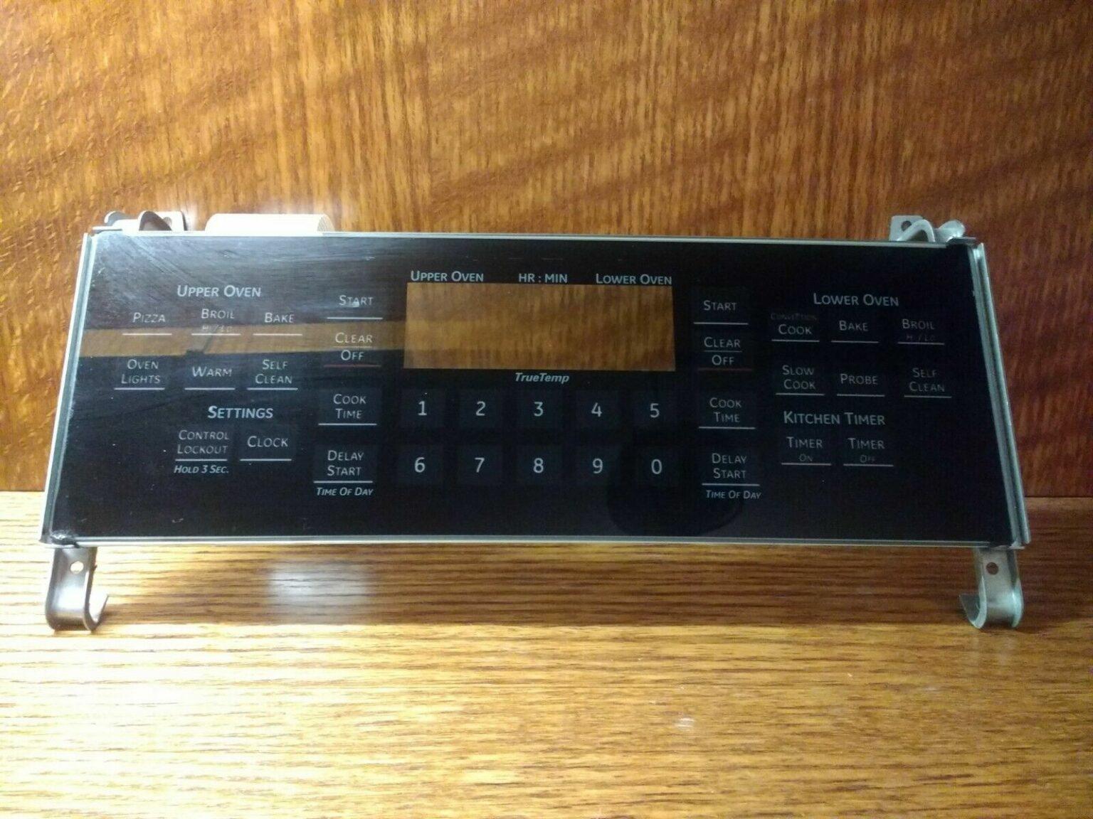 WB27T11146 GE Electric Range Control Panel