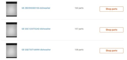 Shop Genuine GE Dishwasher Parts for Reliable Repairs